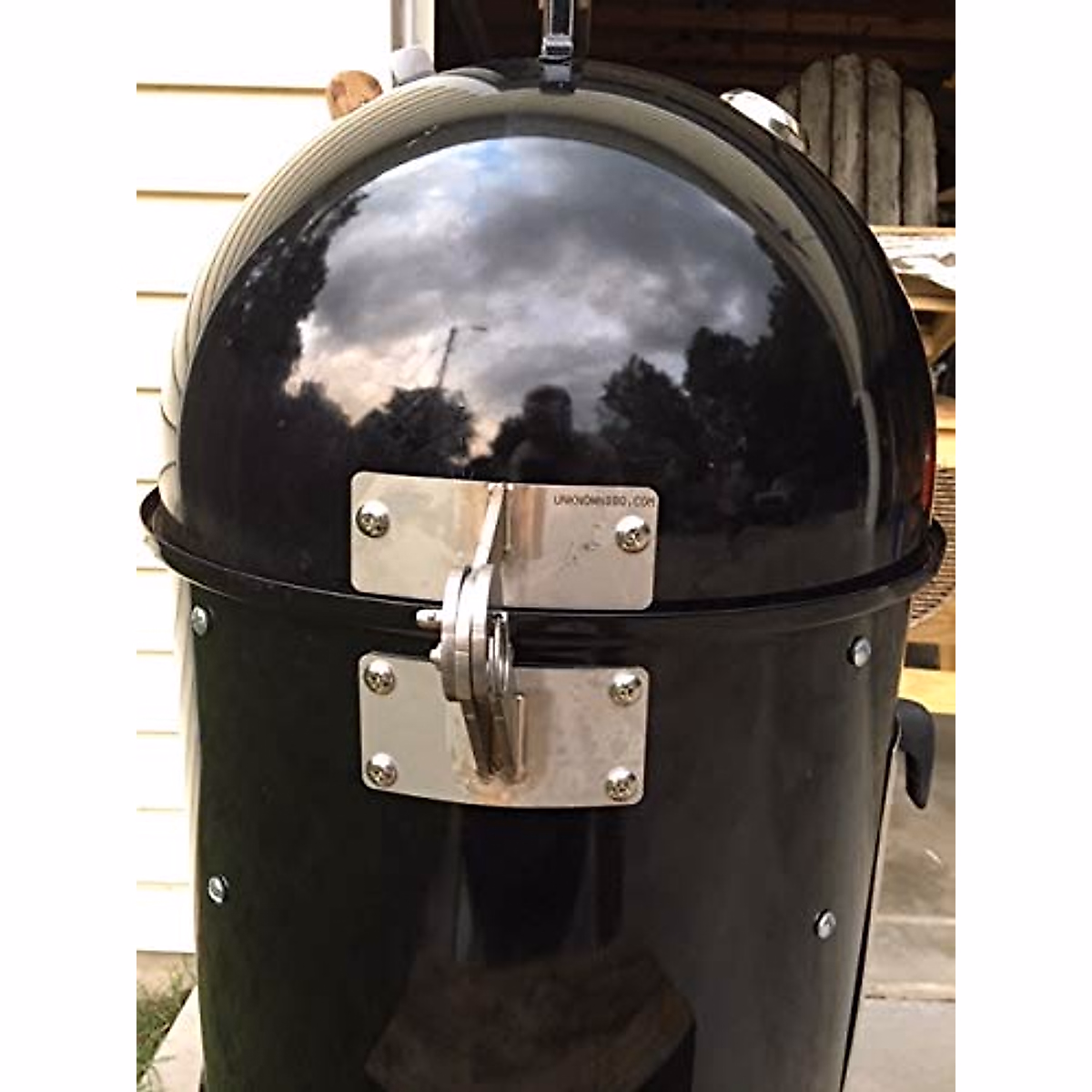 Stainless Lid Hinge Kit compatible with Weber Smokey Mountain Grill 18.5 22.5 quick release