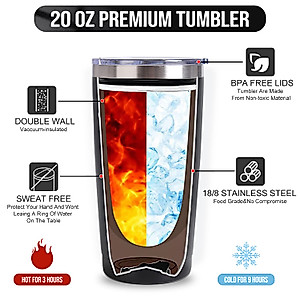 UAREHIBY Gifts For Dad From Daughter,20 OZ Insulated Tumbler Father Day Gifts,Gifts Basket Who have Everything For Husband,Men,Him with Socks