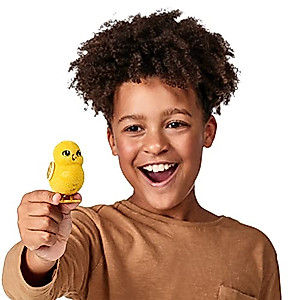 Little Live Pets - Surprise Chick; Cute Interactive Collectible Toy Chick Chirps & Taps; Hatches Out of Egg & Hops About - Blue Egg