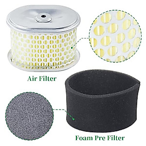 BOSFLAG 6PACK GX160 Air Cleaner Element Replace 17210-ZE3-505 17210-ZE3-010 with Honda GX340 GX 340 GX 390 13HP & 11HP Engine