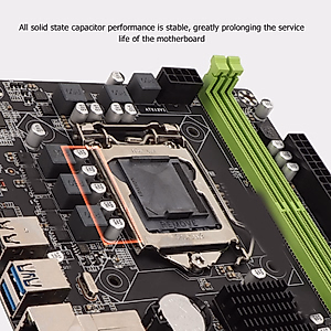 LGA 1151 Motherboard, H310B Micro ATX Computer Motherboard for Desktop PC, Support LGA 1151 6 7 8 9Gen, M.2 Hard Disk, DDR4, SATA3.0, USB3.0, for Realtek811 Gigabit Network Card