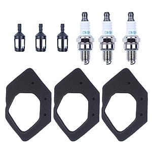 Mtanlo Air Filter Kit For Honda GX25 GX25N GX25NT HHT25S Brush Cutter Trimmers 17211-Z0H-000