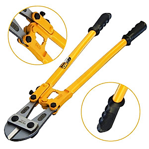 Tolsen Bolt Cutters Heavy Duty, Bolt Cutter for Padlocks, 42-inch Heavy Duty Bolt Cutter, Chain, Rods, Rivets, Locks and Wire Cutter - Ergonomic Non-Slip Handle Bolt Cutter - 42'' Bolt Cutter