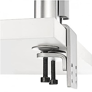 Atdec Dual Stack Heavy Monitor Desk Mount - Flat and Curved up to 49in - VESA 75x75, 100x100