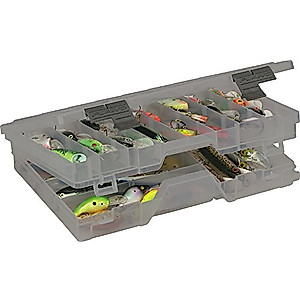 Plano Two-Tier Stowaway 3700 Utility Box, Smoke