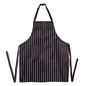 iFly US Kitchen Aprons for Men Women Chefs Adjustable Bib Aprons with Big Pockets