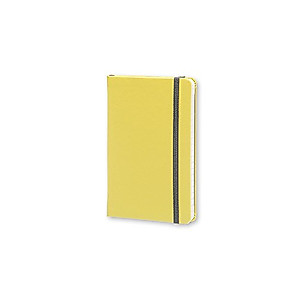 Moleskine Limited Collection Contrast Notebook, Hard Cover, Pocket (3.5" x 5.5") Ruled/Lined, Citron Yellow, 192 Pages