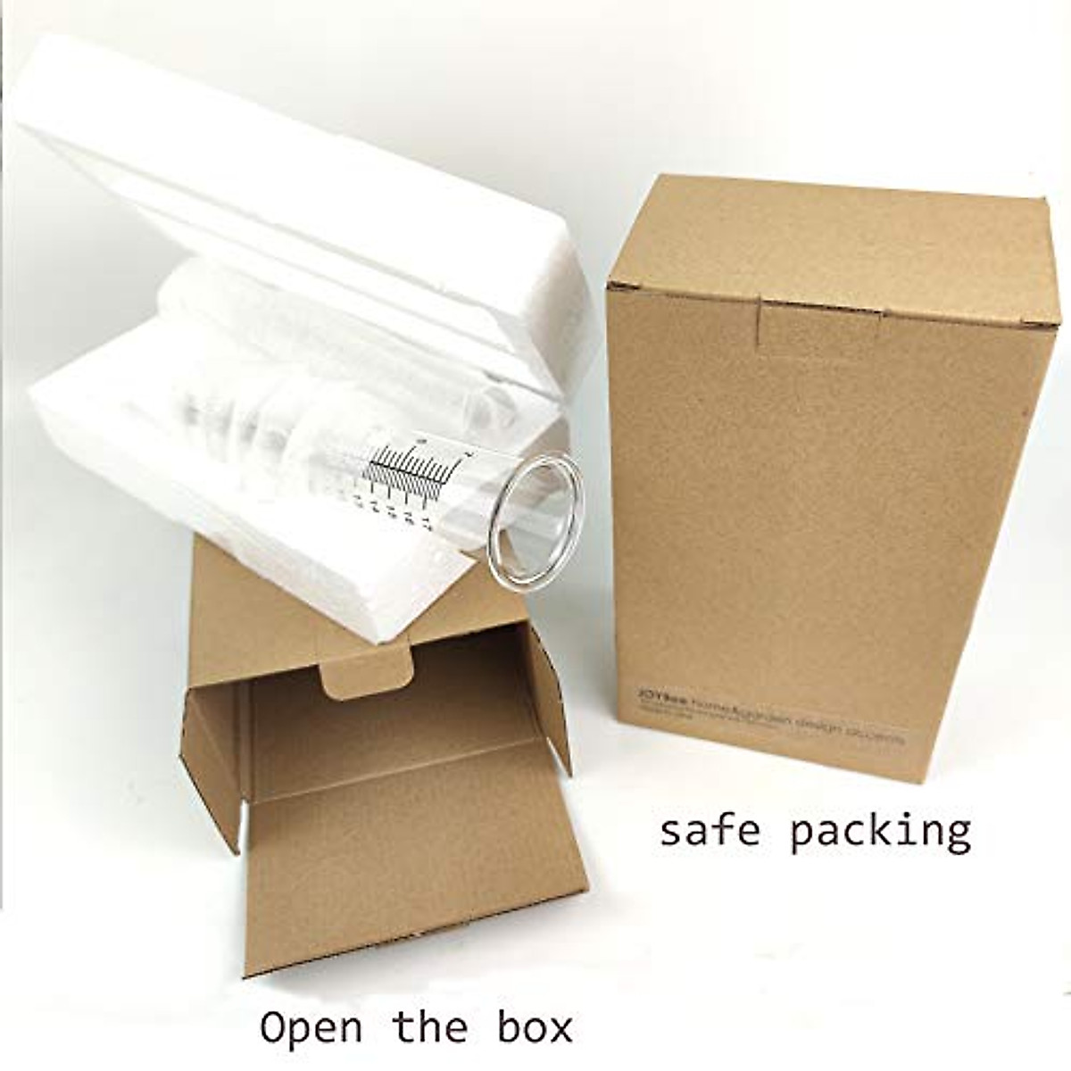 JOYBee 7inch Garden Glass Rain Gauge Replacement Tubes for Yard Garden Outdoor(Pack of 2)