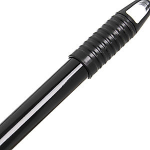 Carlisle FoodService Products Duo-Pan Upright Dust Pan with Serrated Yoke for Home, Restaurants, Kitchen, Lobby, And Office, Plastic, 30 Inches, Black