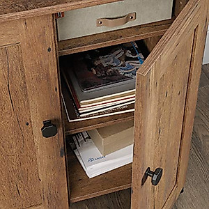 Sauder Miscellaneous Storage Sewing/Craft Cart/ Pantry cabinets, Vintage Oak finish