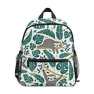 Tarity Sloths Kids Toddler Backpack for Girls Boys School Bag Cute Travel Backpack Bookbags For Preschool Kindergarten