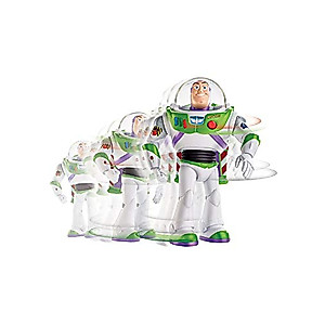 Toy Story Ultimate Walking Buzz Lightyear, 7 in Tall Figure with 20+ Sounds and Phrases, Walking Motion and Expandable Wings, Gift for Kids 3 Years and Older with Expandable Wings