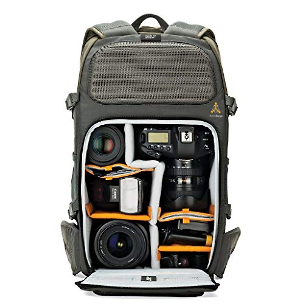 Lowepro LP37016-PWW Flipside Trek BP 450 AW Backpack for Camera, Grey/Dark Green