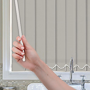 Amazing Drapery Hardware Premium White PVC Vertical Blind Wand, 36-inches, 2 pack - Effortless Installation - Ideal for Wand-Controlled Vertical Blinds - Seamlessly Replace Old or Broken Wands
