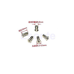 Screw Occus Carburizing Steel 100pcs Silver Computer PC Case Cooling Fan Heat Dissipation Screws Fixer Sale Set Screws