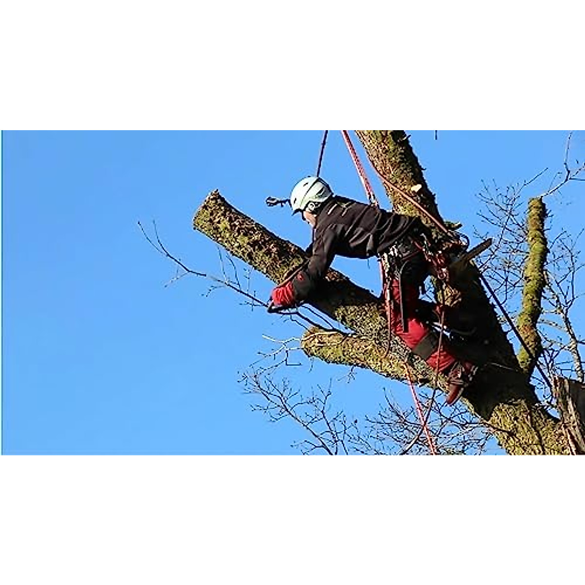 NorthPada 10mm 5 Meter Polyester Rock Static Climbing Rope Boat Anchor Marine Rope Dock Lines Arborist Tree Rope Hoist Rigging Line Orange