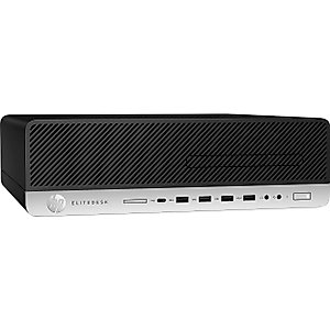 HP EliteDesk 800 G4 Desktop Computer - Intel Core i5 (8th Gen) i5-8500 3 GHz - 16 GB DDR4 SDRAM - 256 GB SSD - Windows 10 Pro 64-bit - Small Form Factor - DVD-Writer DVD177;R/177;RW - Inte