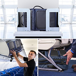 VPBAGE 40L Travel Luggage Backpack with Laptop Compartment, Personal Item Bag for Men, Carry on Luggage Daypack with USB Charging Port, Alternative to Suitcase