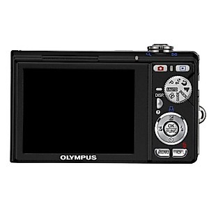 Olympus FE370 8MP Digital Camera with 5x Optical Dual Image Stabilized Zoom (Black)