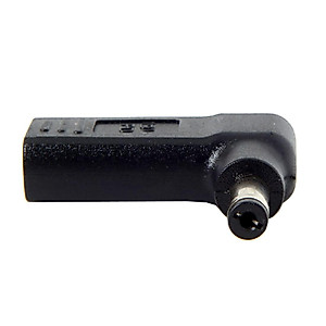 chenyang CY USB 3.1 Type C USB-C to Rectangle DC Plug 5.5mmx2.1mm Adapter PD Emulator Trigger 90 Degree Angled for Laptop Tablet (5.5x2.1MM)