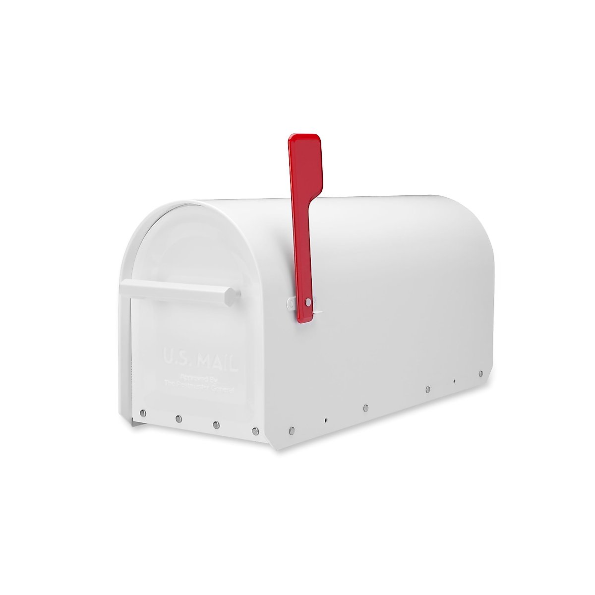 Architectural Mailboxes 5560W-R-10 Sequoia Postmount Mailbox, Large, White, 20. 79 in. x 8. 03 in. x 9. 72 in.
