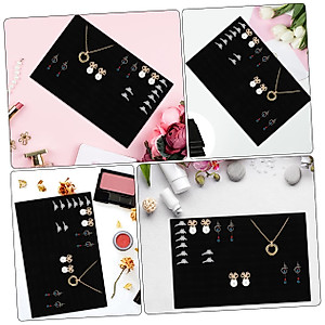 Cabilock 3pcs Jewelry Box Foam Sponge Earring Organizer Sponge Tray Cabinet Earring Selling Organizer Sponge Earring Display Holder Usa Fancy Dress Window Valance Necklace Prom Travel