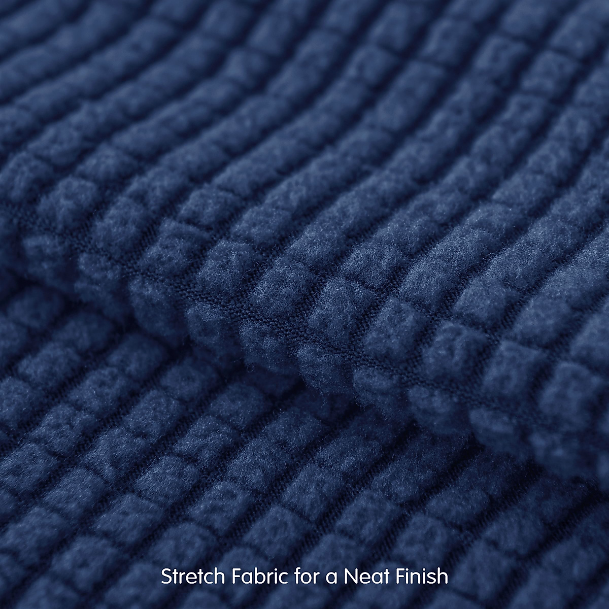 SUBRTEX Couch Slipcover RV Seater Slip Loveseat Stretch Durable Sofa Cushion Cover Spandex Elastic Furniture Protector for Settee Seat for Replacement in Livingroom, Small, Navy