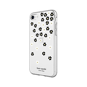 Kate Spade Flexible Hardshell Case for iPhone SE (2nd Gen) & 8/7 - Clear/Flowers
