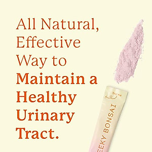 Cheeky Bonsai Bye Bye UTI: Fast Acting UTI Relief Drink Mix with D-Mannose and Cranberry Extract, Urinary Tract Support Health, Hibiscus Lemonade Flavor (10 Packets) - Vegan, Non-GMO, Quick Relief