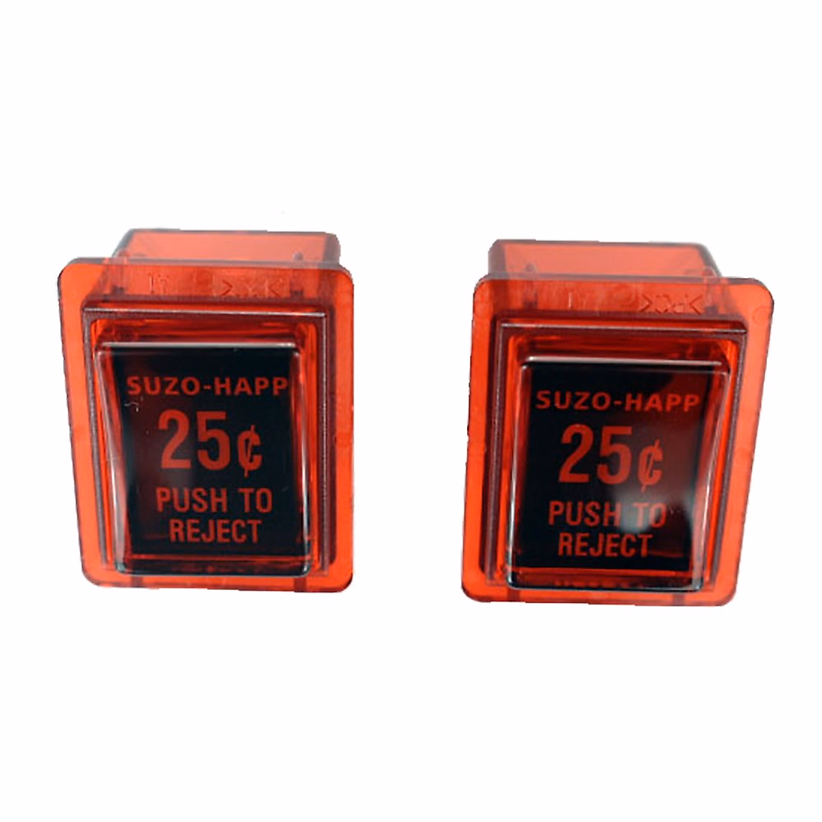 Game Room Guys Arcade Reject Button Assembly -Red - Set of 2