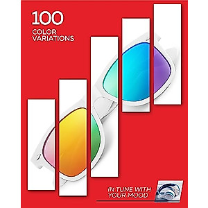 Retro Rewind Polarized Sunglasses for Men and Women - UV Protection Classic Mens Womens Sun Glasses - Cool Vintage 80s Shades