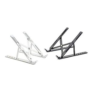 BoxWave Stand and Mount Compatible with Acer ConceptD 7 Ezel (CC715-72G) (Stand and Mount Compact QuickSwitch Laptop Stand, Portable, Multi Angle Viewing Stand - Metallic Silver