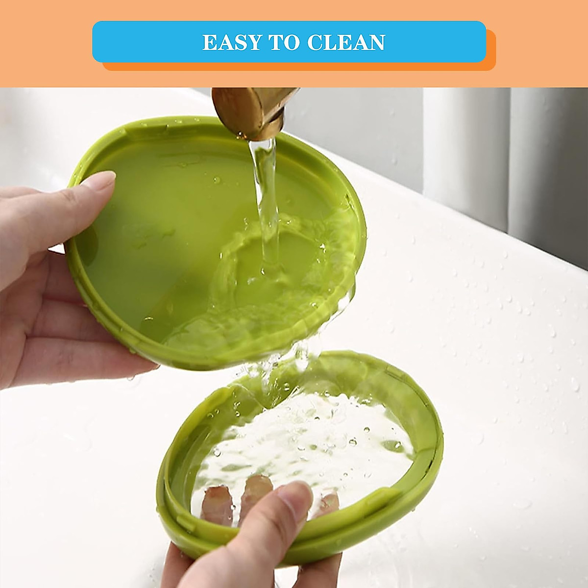 WREAGD Reusable Fruit Vegetable Storage Box Container with Lids for Fridge (Set of 4)