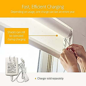 somfy Rechargeable Lithium-ion Battery Pack for External Battery Wirefree Motors - Year Round Power for RTS Motorized Shades, Curtains, and Awnings - Charge Once a Year - #9021217