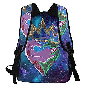 Descendants 3 Backpack Versatile High capacity Casual Backpack 16" for girls men boys
