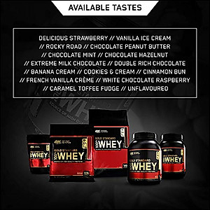 Optimum Nutrition 100% Gold Standard Whey Protein Powder Delicious Strawberry 450G