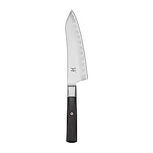 Miyabi Koh Rocking Santoku Knife, Black/Stainless Steel, 7"