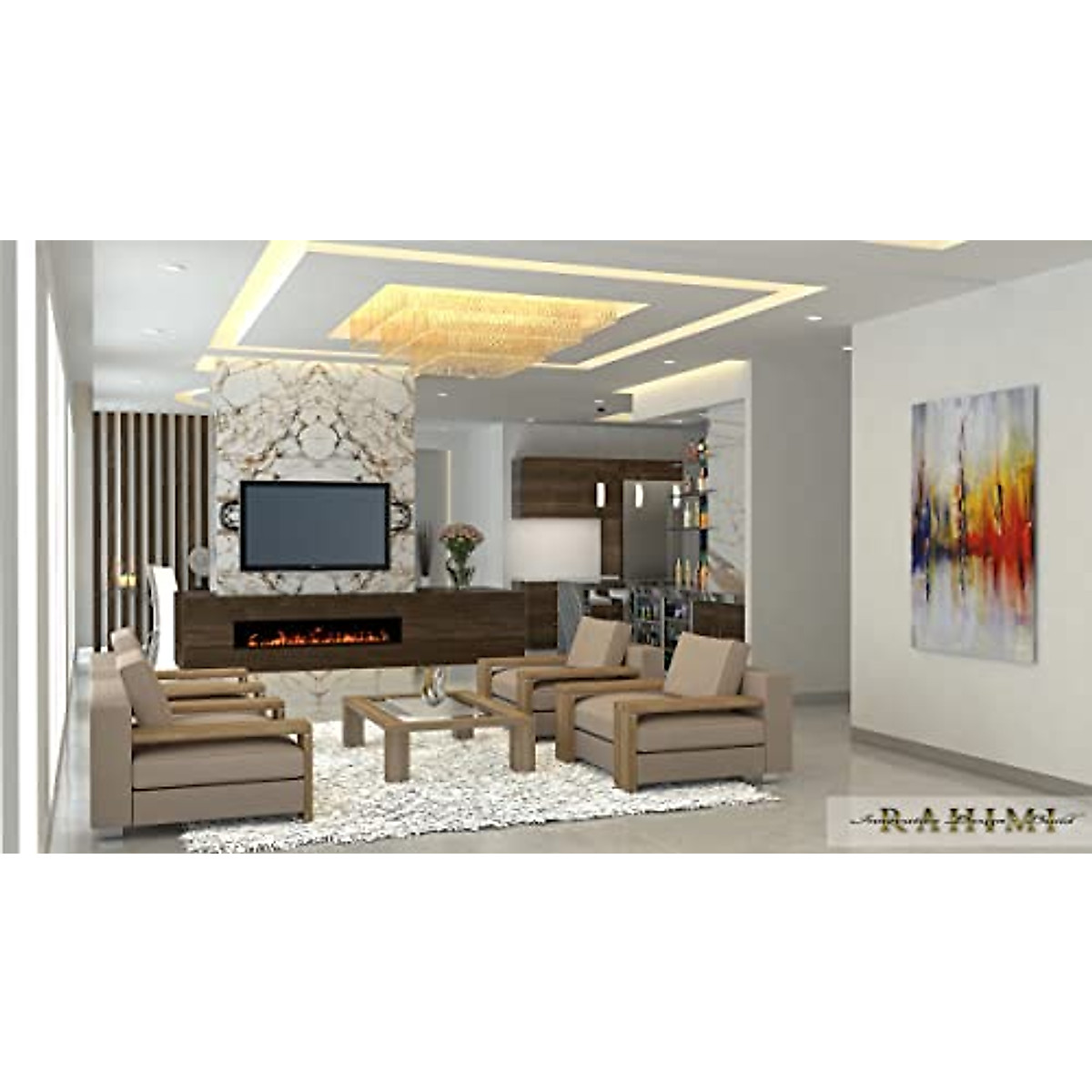 Dimplex Opti-myst 40" Pro 1000 Built-in Electric Cassette (Model: CDFI1000-PRO), 4981 BTU, 120 Volt, 1460 Watt, Black