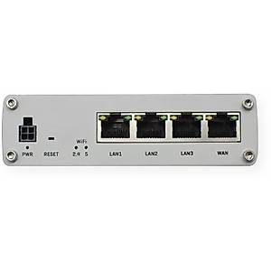 Teltonika RUTX10000200 Professional Ethernet Router, US PSU, 4 x Ethernet Ports, Digital Input/Output for Remote Monitoring, Compatible with Teltonika Remote Management System
