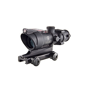 Trijicon ACOG 4 X 32 Scope Dual Illuminated Horseshoe Dot .223 Ballistic Reticle, Red