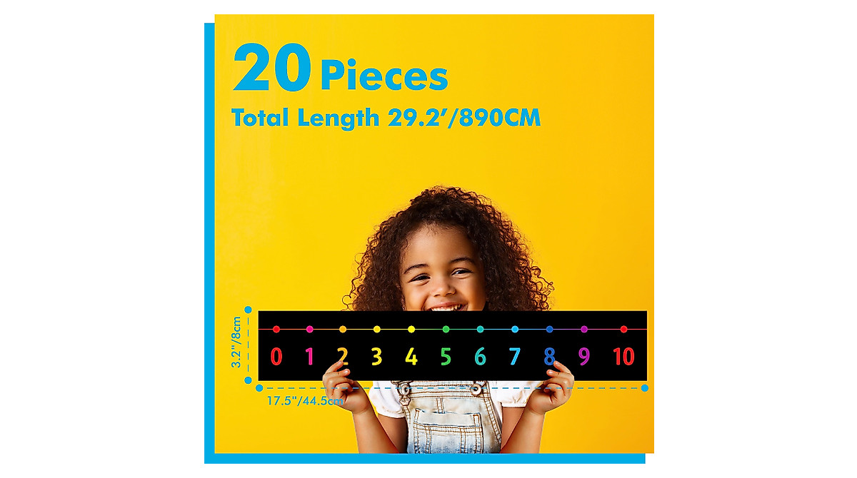 Number Line Bulletin Board Set for Math Class