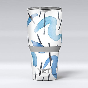 Design Skinz Watercolors Under The Scope - Skin Decal Vinyl Wrap Kit Compatible with The Yeti Rambler Cooler Tumbler Cups