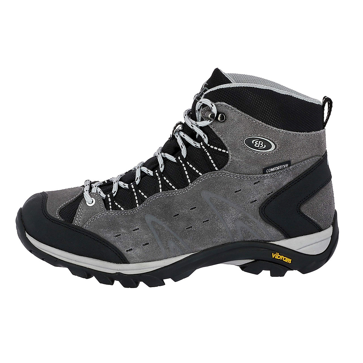 Brütting Unisex Mount Bona High Rise Hiking Boots, Grey Grau, 5.5 Wide US Women