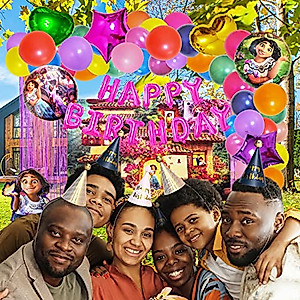Encanto Birthday Party Supplies - Balloons, 116Pcs Birthday Decorations Include Mirabel Foil Balloons, Encanto Party Decorations, Party Supplies, Happy Birthday Balloon, Encanto Balloons For Party