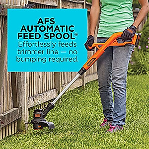 BLACK+DECKER 20V MAX* String Trimmer / Edger and Sweeper Combo Kit, 10-Inch (LCC221)