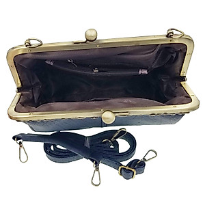 Donalworld Women Retro Hollow out PU Leather Handbag L Fbg