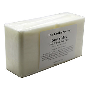 Our Earth's Secrets Goats Milk - 2 Lbs Melt and Pour Soap Base