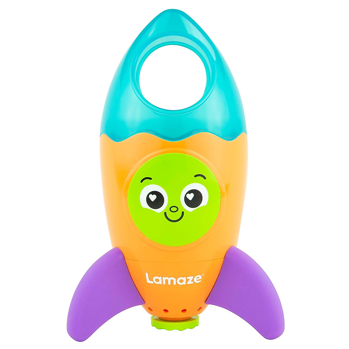LAMAZE Blast Off Water Rocket Space Ship Toddler Sensory Bath Tub and Swimming Pool Toy, Multi