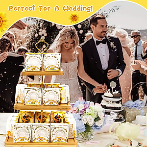 AIXIANG 24 Pack Sunflower Style Soap Favors, Wedding Party Favors for Guests, Bridal Shower Party Favors, Mothers Day Gifts Soaps, Housewarming Favors, Baby Shower Favors