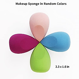 Real Perfection Foundation Brush Makeup Brushes Set Kabuki Brush Self Tanner Dual-sided Blush Concealer Brush Makeup Brush Set Sponge Blending Brush for Buffing Foundation Cream Powder Make up Brushes